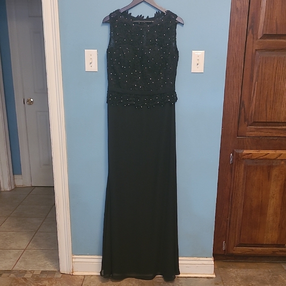Milano | Dresses | Milano Black Embellished Maxi Dress | Poshmark